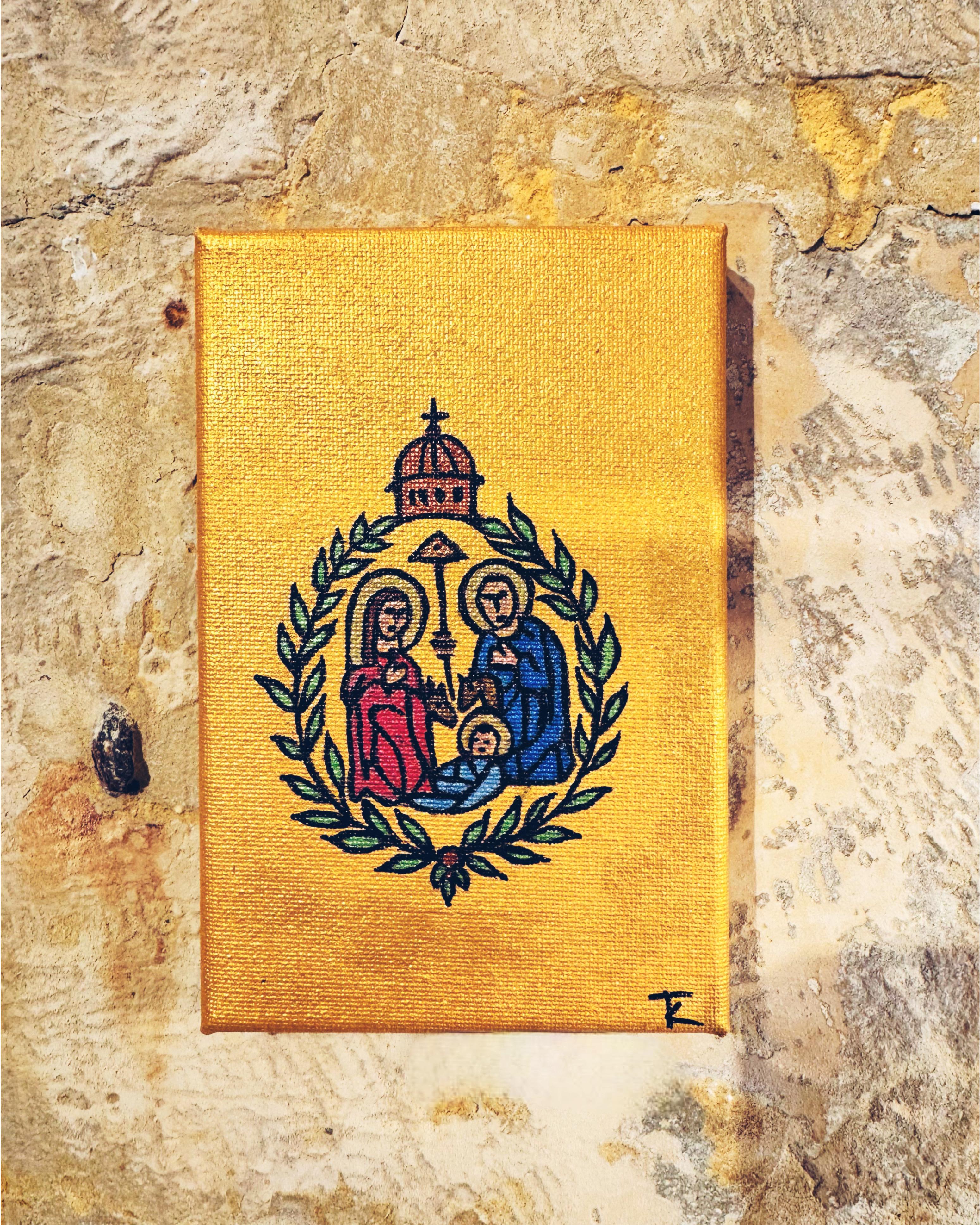Gold/Color Nativity – RazzoukTattoo